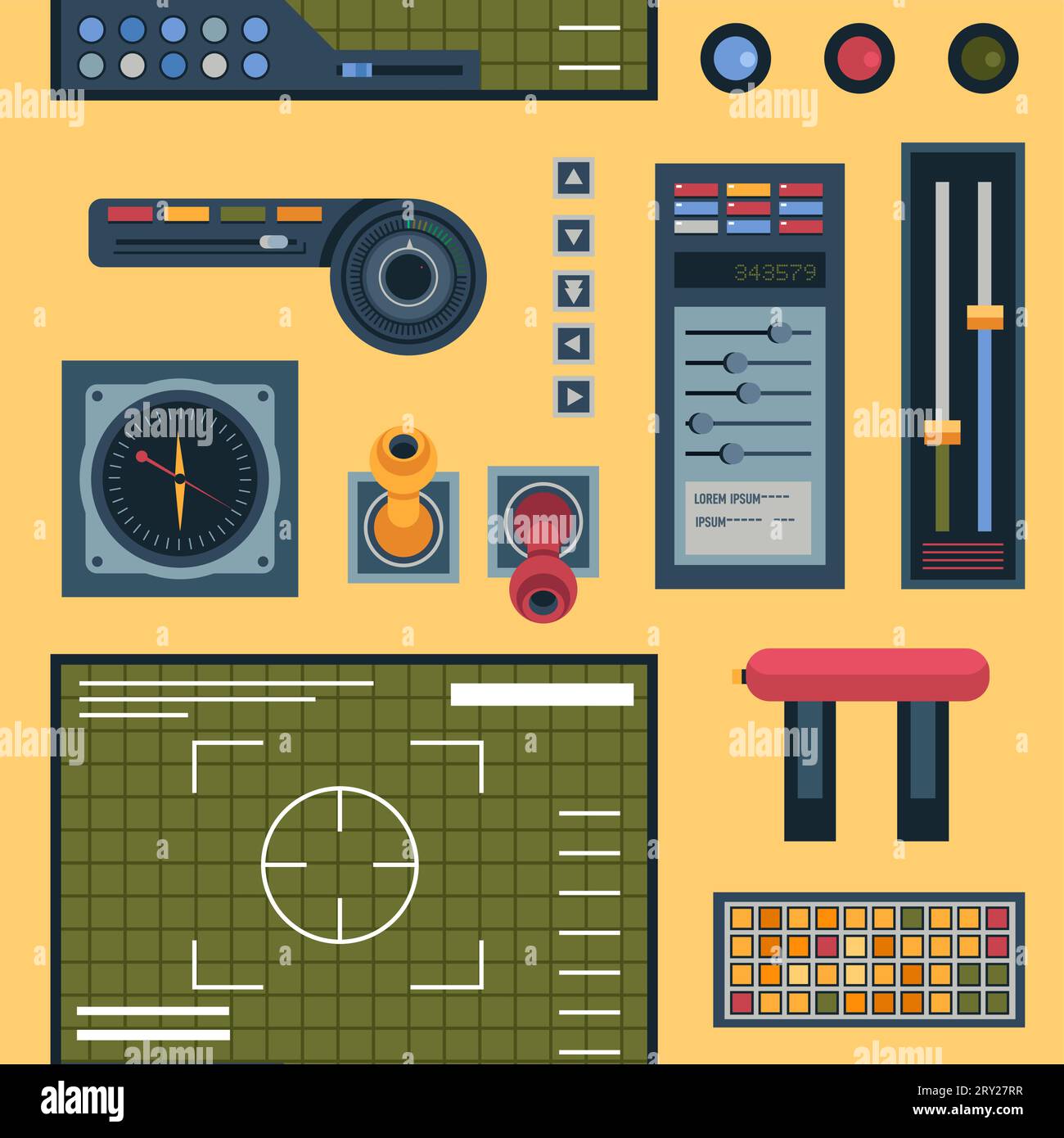Sound system controller Stock Vector Images - Alamy