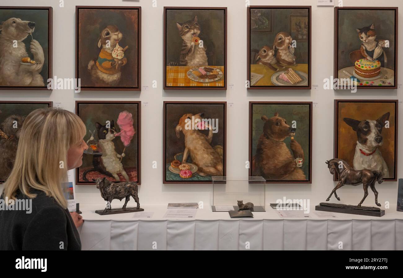 Saatchi Gallery, London, UK. 28th Sep, 2023. British Art Fair: The very ...