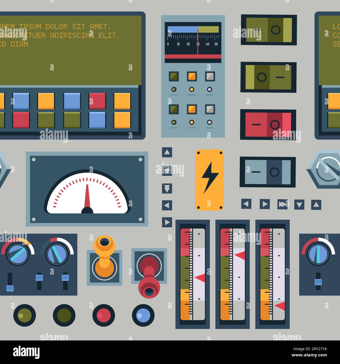 Electricity distribution center Stock Vector Images - Alamy