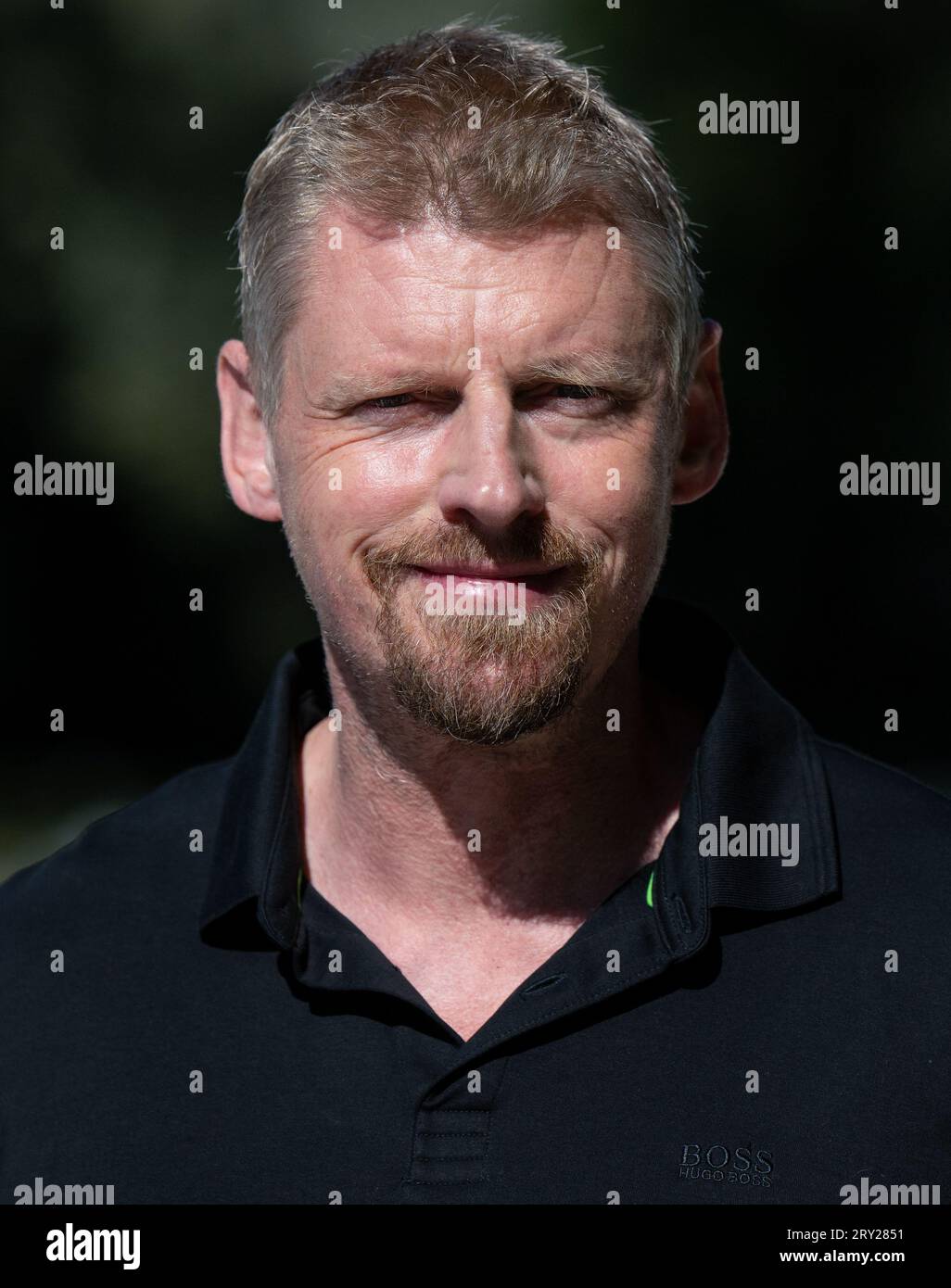 PRODUCTION - 28 September 2023, Bavaria, Grünwald: Martin Gruber, actor ...