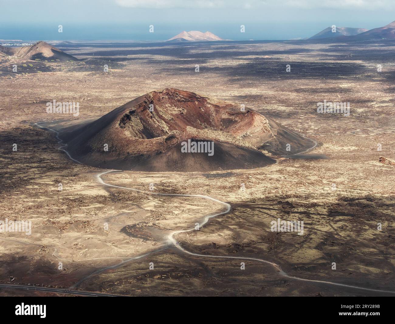 Aerial view of timanfaya national park hi-res stock photography and ...
