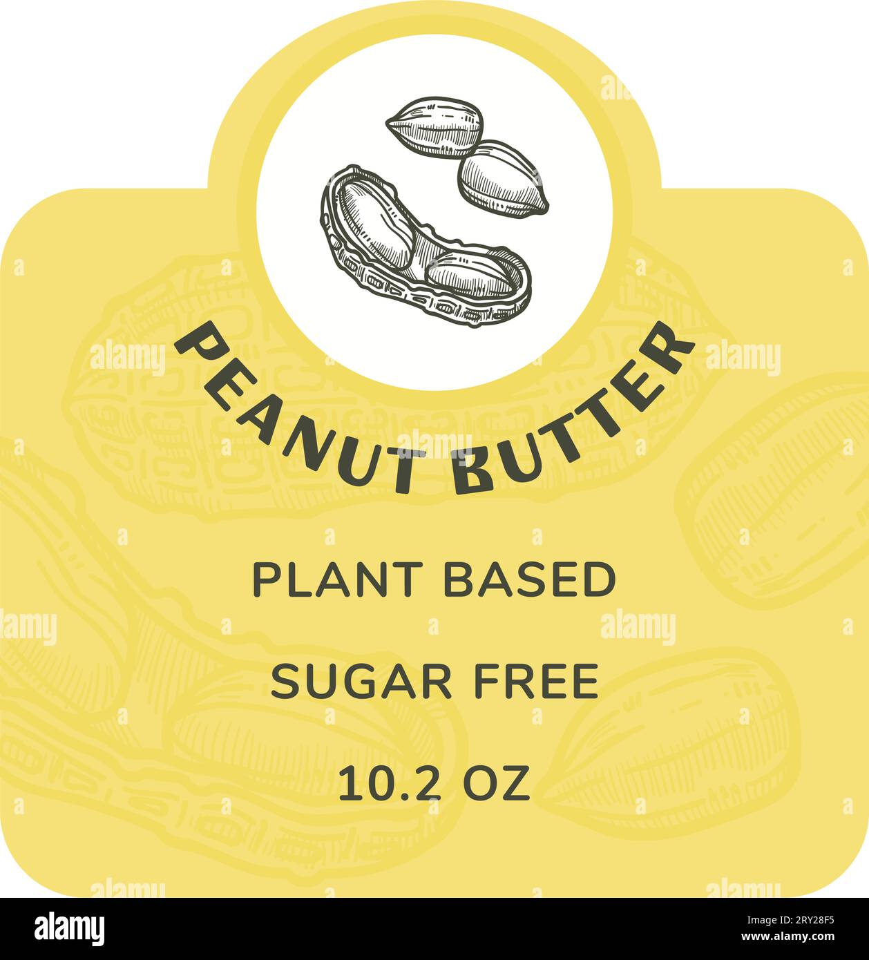 Nut based food label hi-res stock photography and images - Alamy