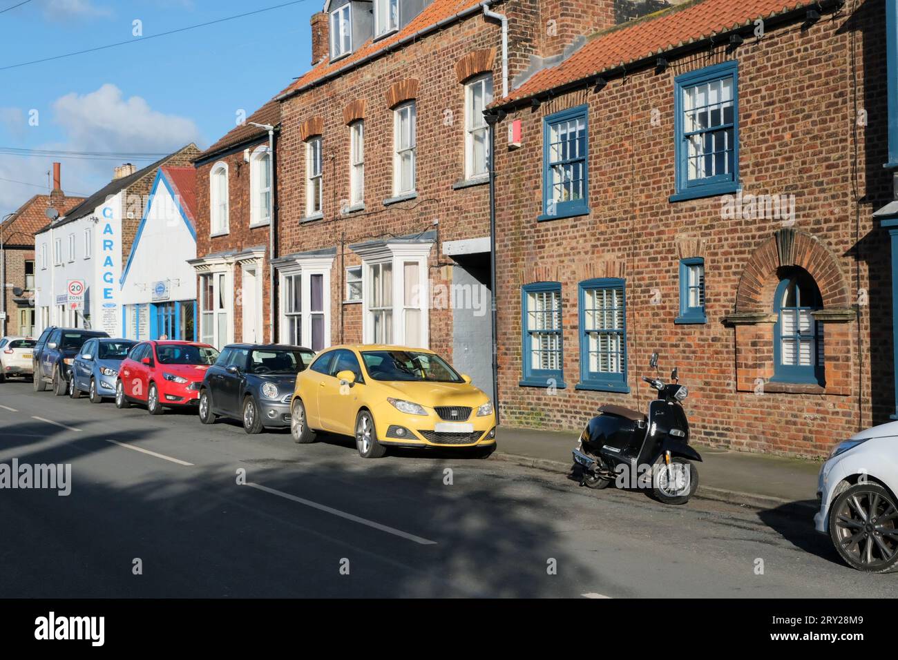 Primary Colours And Shapes in Driffield Town Stock Photo - Alamy