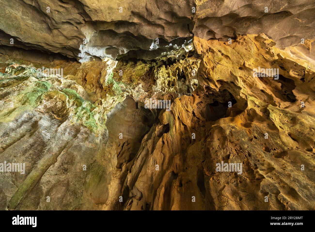 The hospital cave of Cat Pa island in Vietnam Stock Photo - Alamy