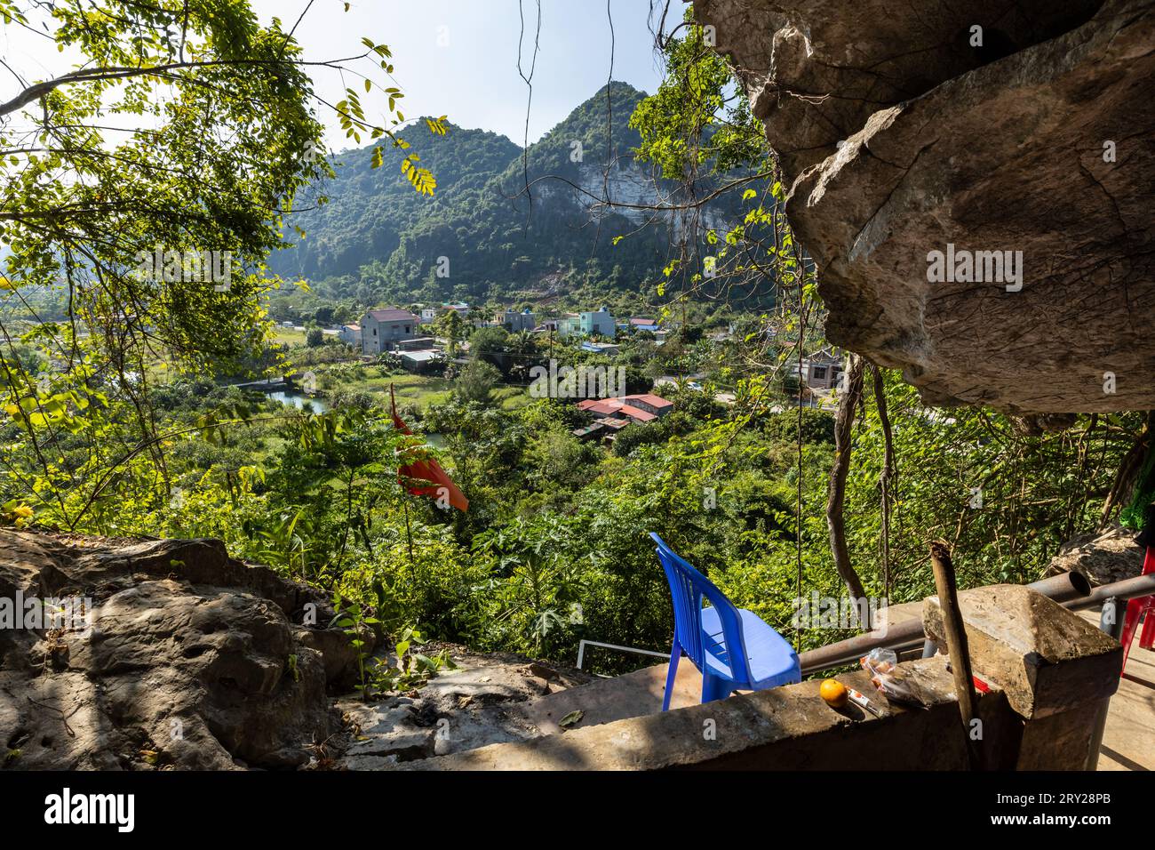 The hospital cave of Cat Pa island in Vietnam Stock Photo - Alamy