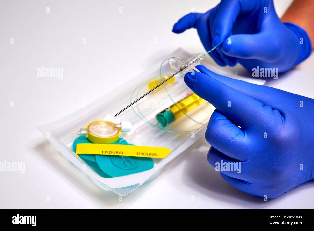 Ryazan, Russia - September 27, 2023: Needle for epidural anesthesia ...