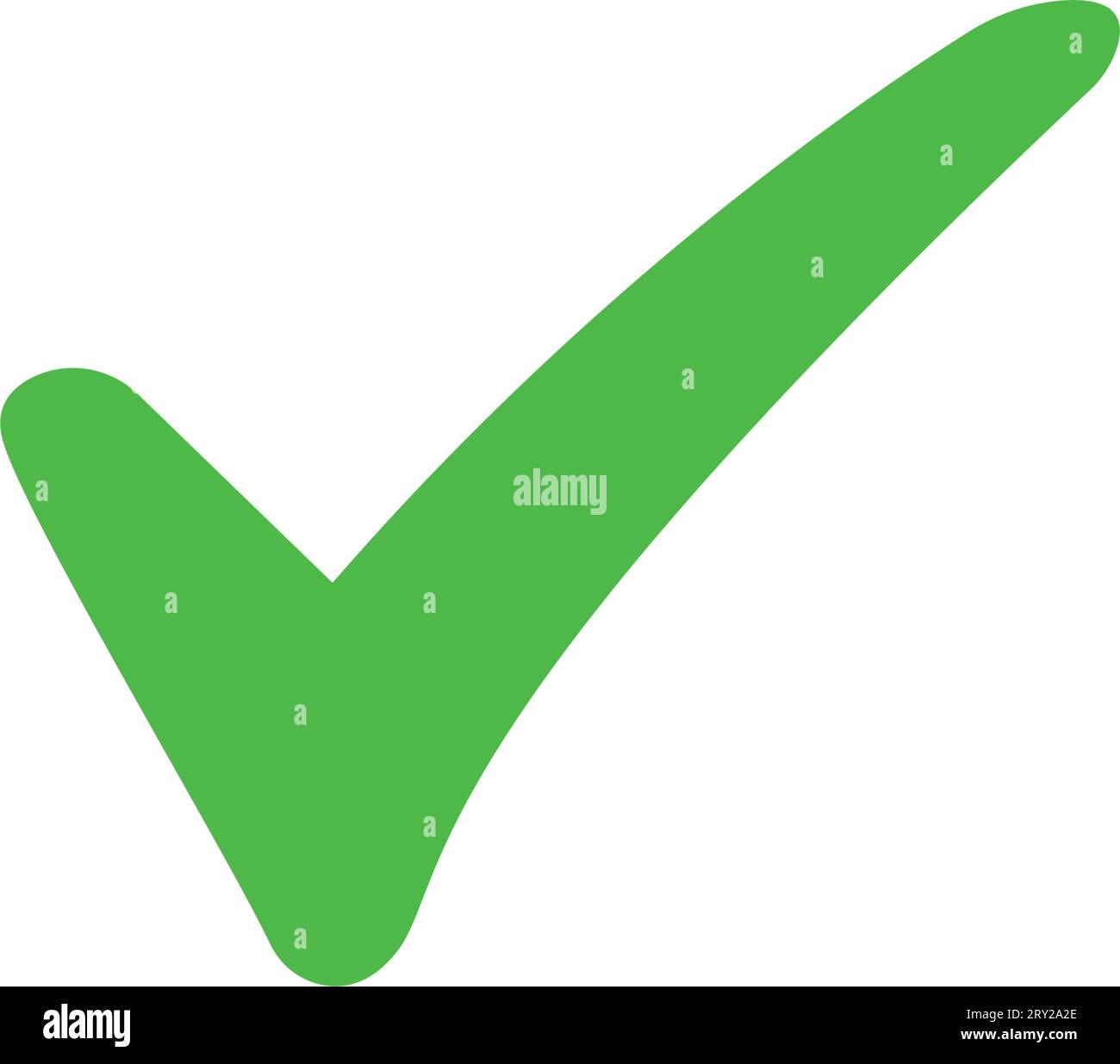 Green Check Mark Icon Design Vector Stock Vector Image & Art - Alamy