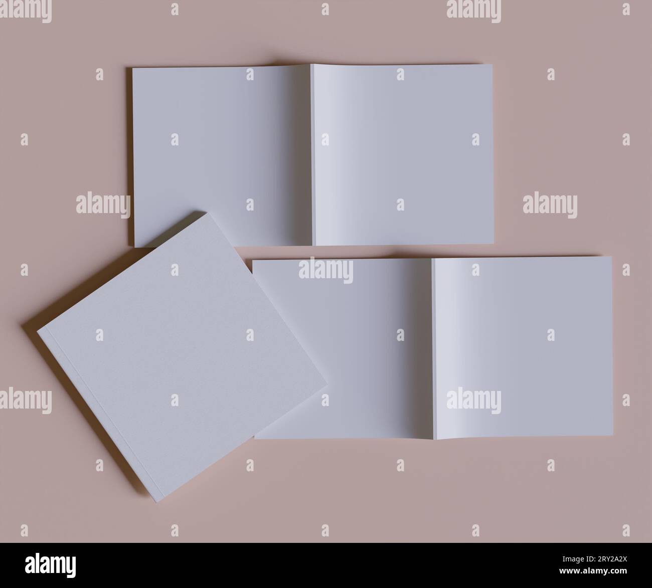 Magazine Square white color and realistic texture modelling and ...