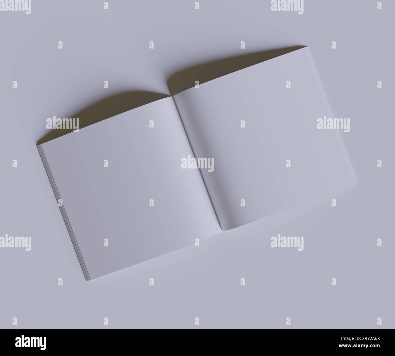 Magazine Square white color and realistic texture modelling and ...