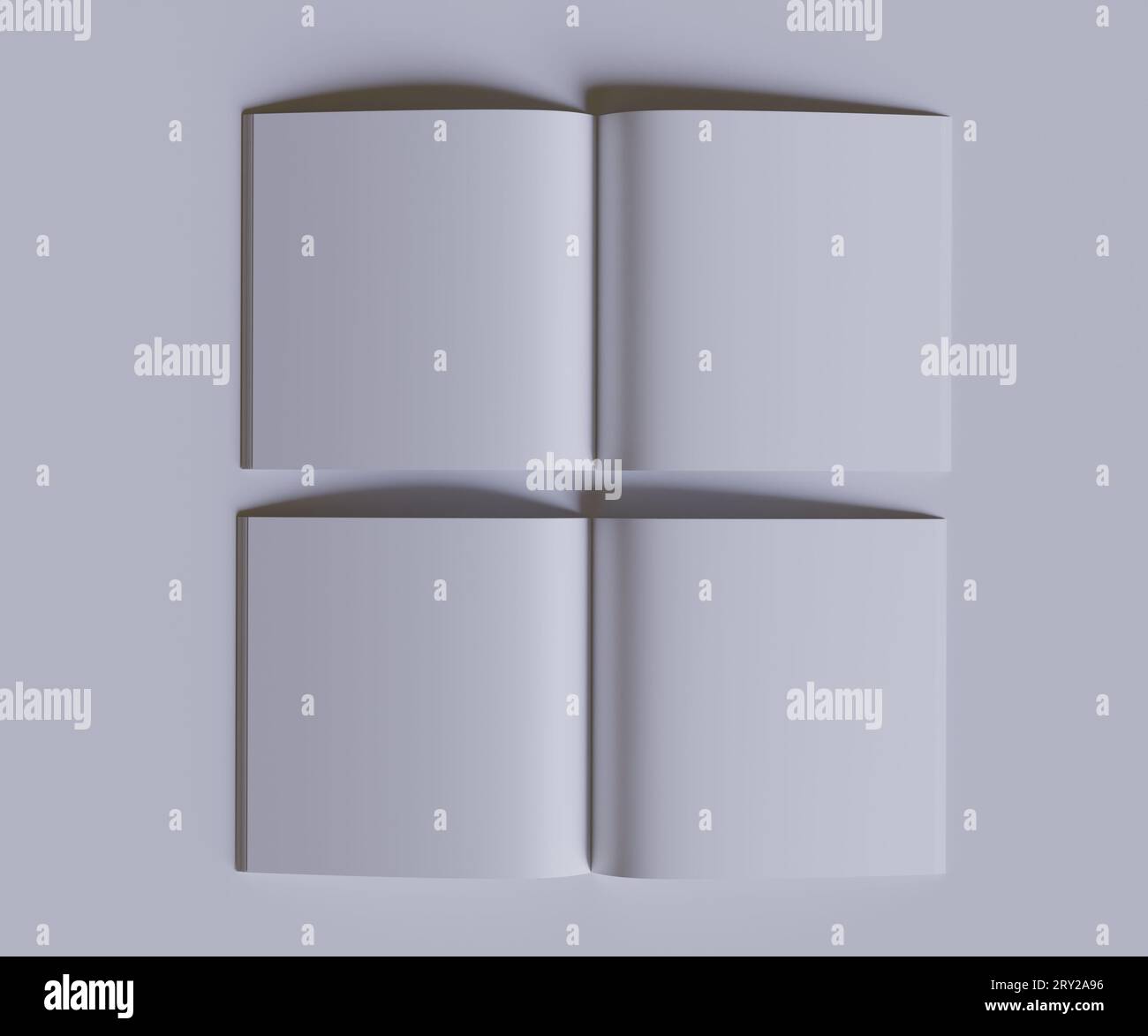 Magazine Square white color and realistic texture modelling and ...