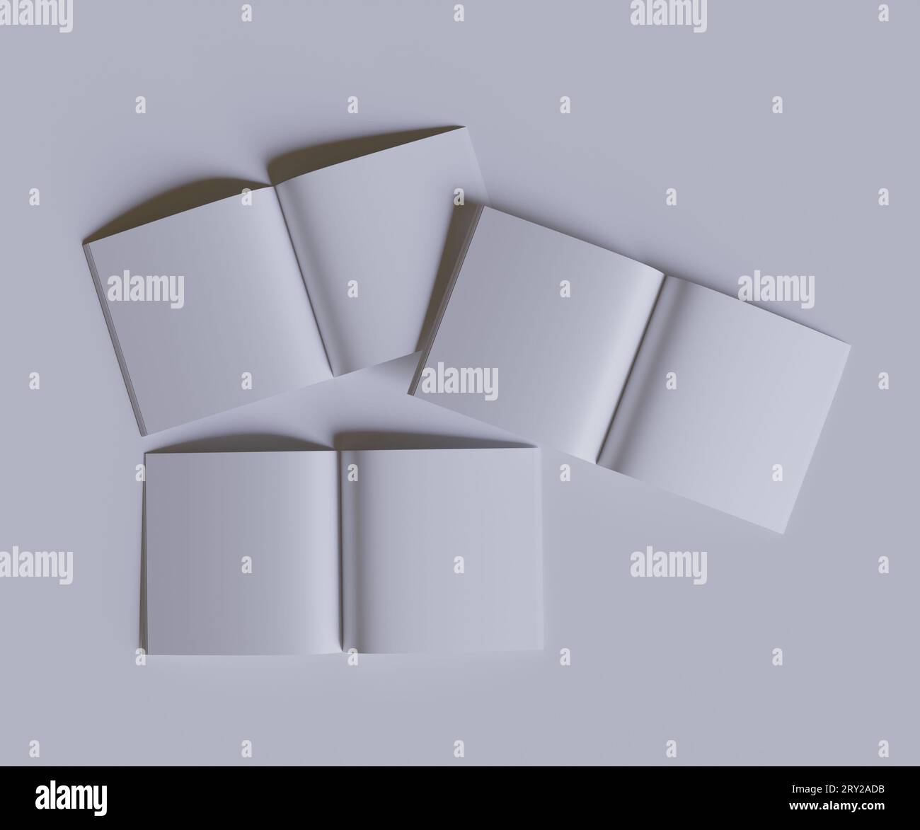 Magazine Square white color and realistic texture modelling and ...