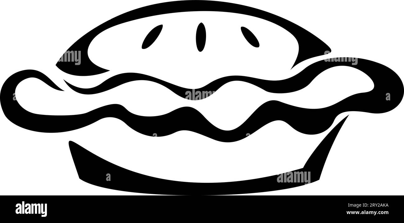 Pumpkin Pie Clip Art Black And White