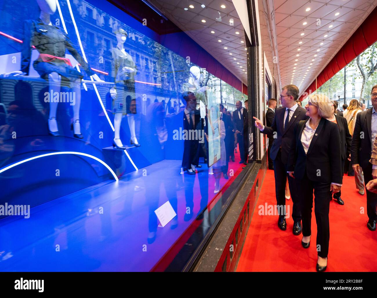 Air France-KLM CEO Benjamin Smith and Anne Rigail, Chief Executive ...