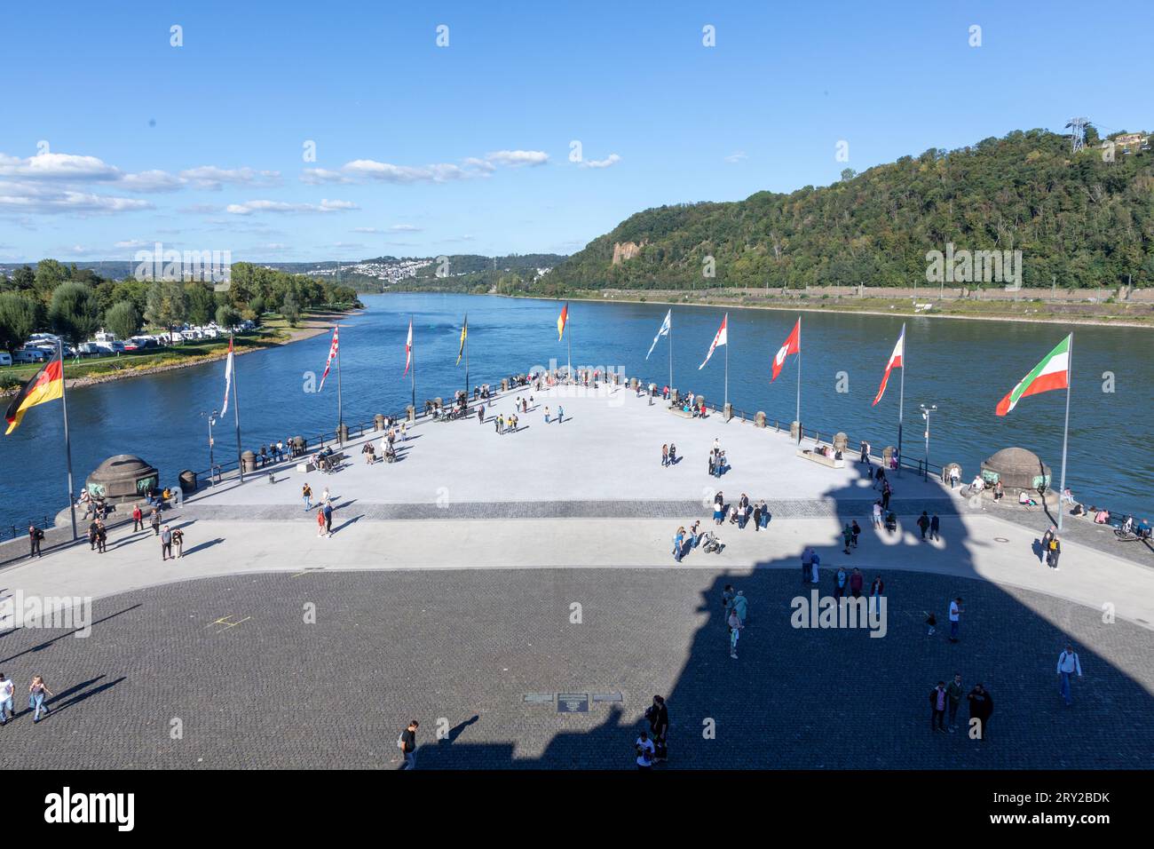 Promenade at river rhine hi-res stock photography and images - Alamy