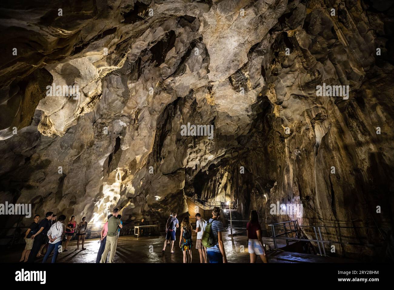 The hospital cave of Cat Pa island in Vietnam Stock Photo - Alamy