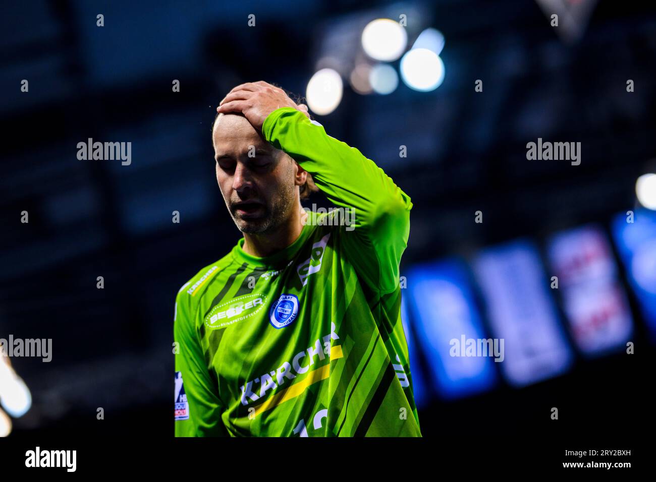 25 September 2023, Baden-Württemberg, Stuttgart: Handball: 1st ...