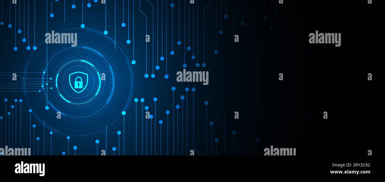internet digital syber security technology concept for business ...