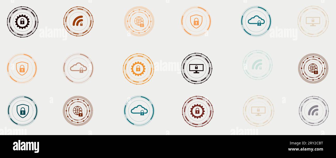 internet digital syber security technology concept for business ...