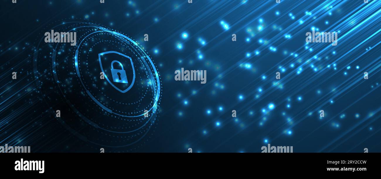 internet digital syber security technology concept for business ...