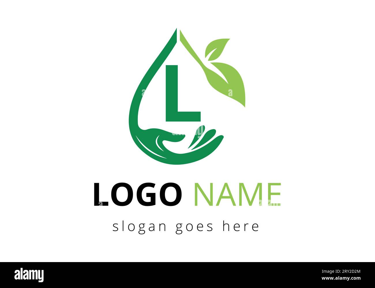 Letter L With Charity Help Hands Logo Design Vector Template ...