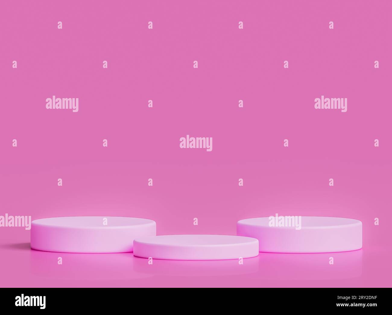 3d pink beauty product display stand.3d pastel pink minimalist ...