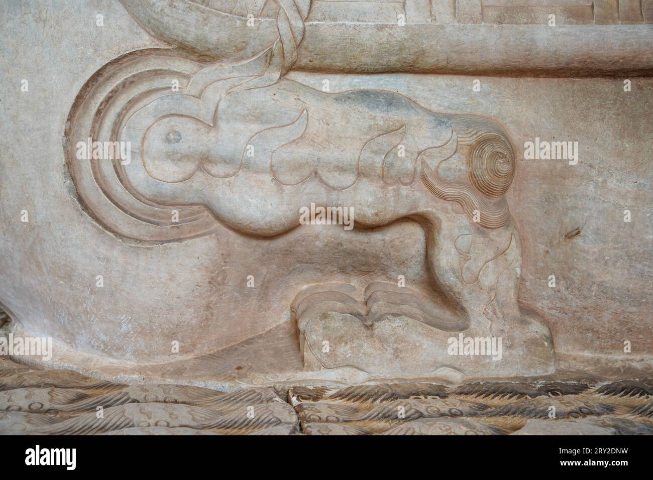 The claws of stone carved animals Stock Photo - Alamy
