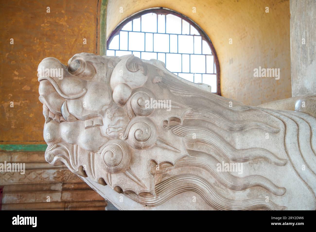 Dragon Head Sculpture in the Eastern Tombs of the Qing Dynasty, North ...
