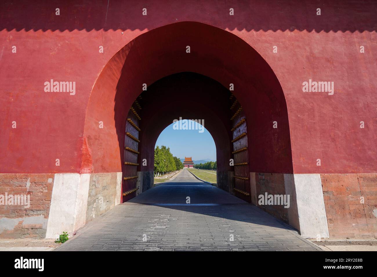 Zunhua City, China - May 1, 2023: The architectural landscape of ...