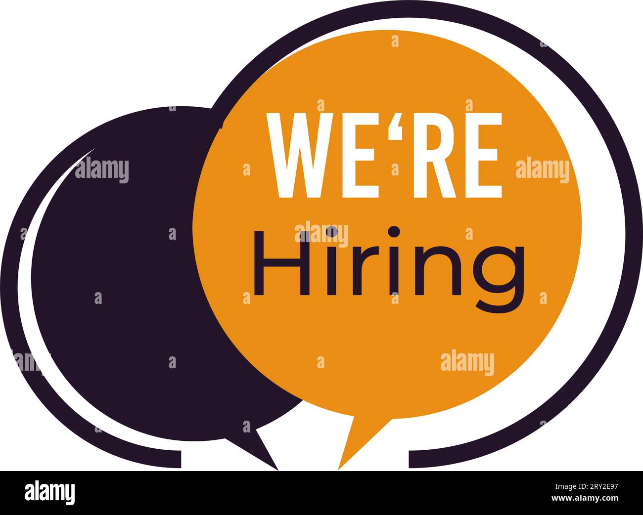 We are hiring, human resources recruitment vector Stock Vector Image & Art - Alamy
