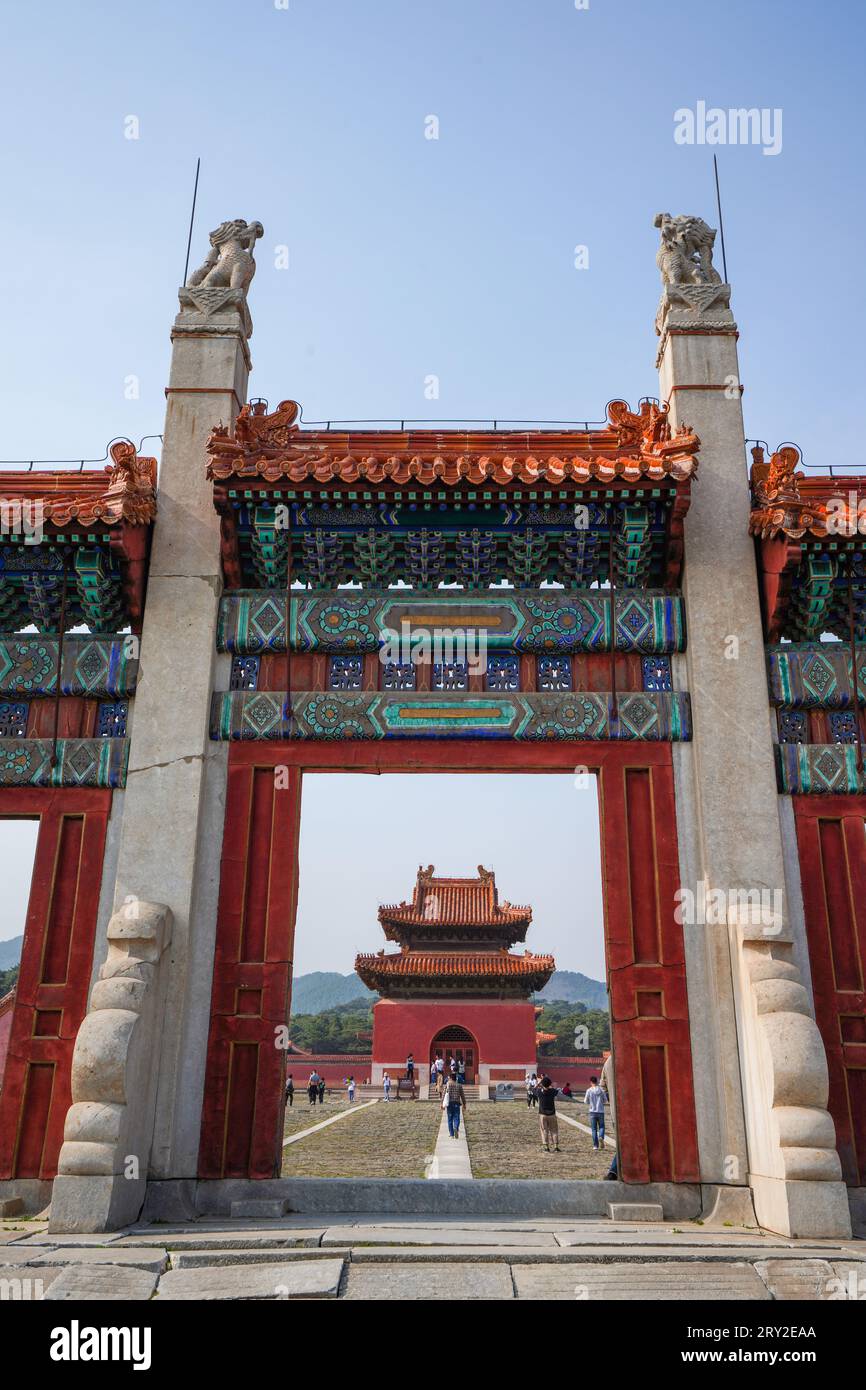 Zunhua City, China - May 1, 2023: The Scenery of Ancient Architecture ...