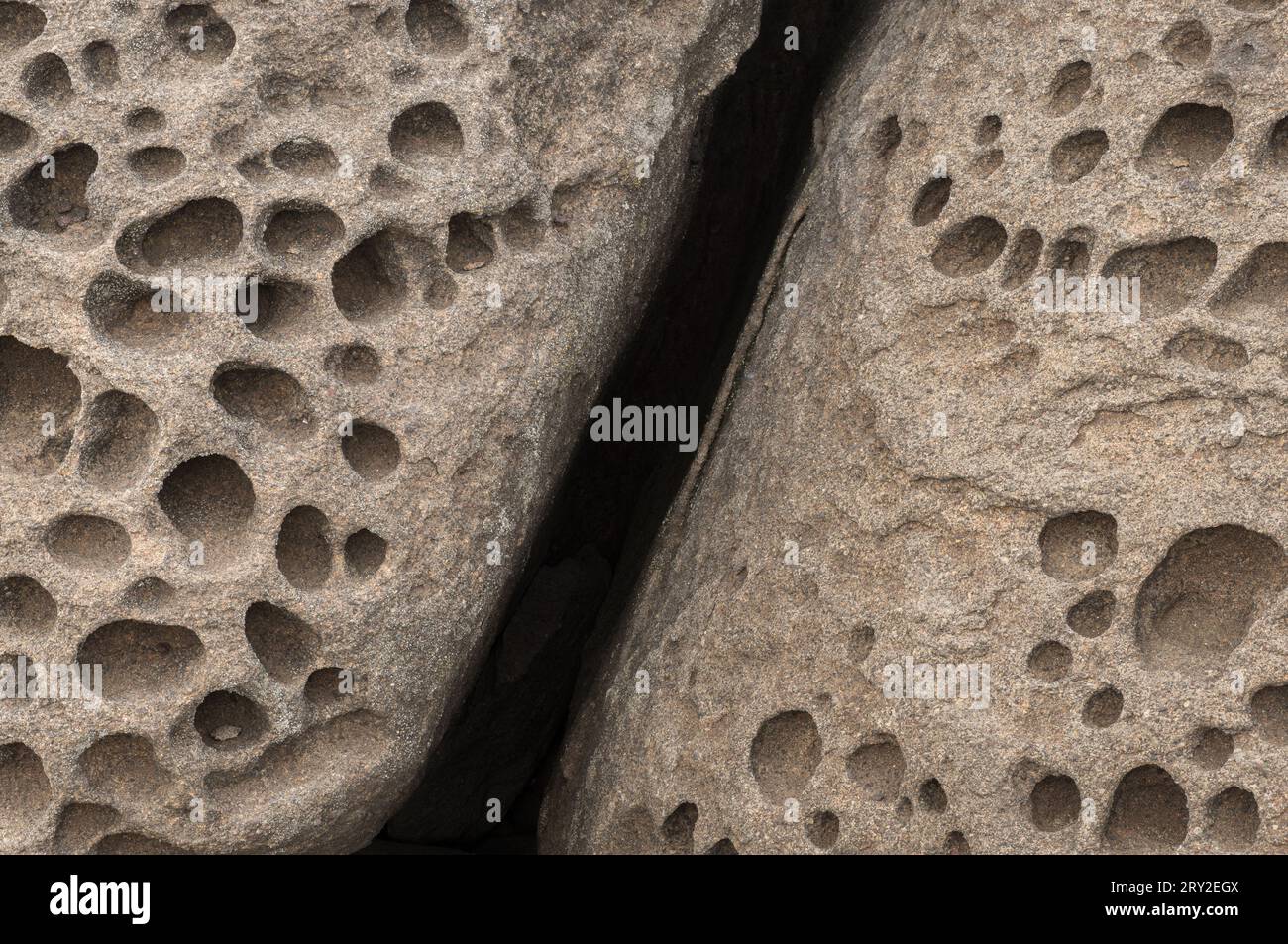 Erosive pattern and texture in sedimentary rock on the Oregon coast ...