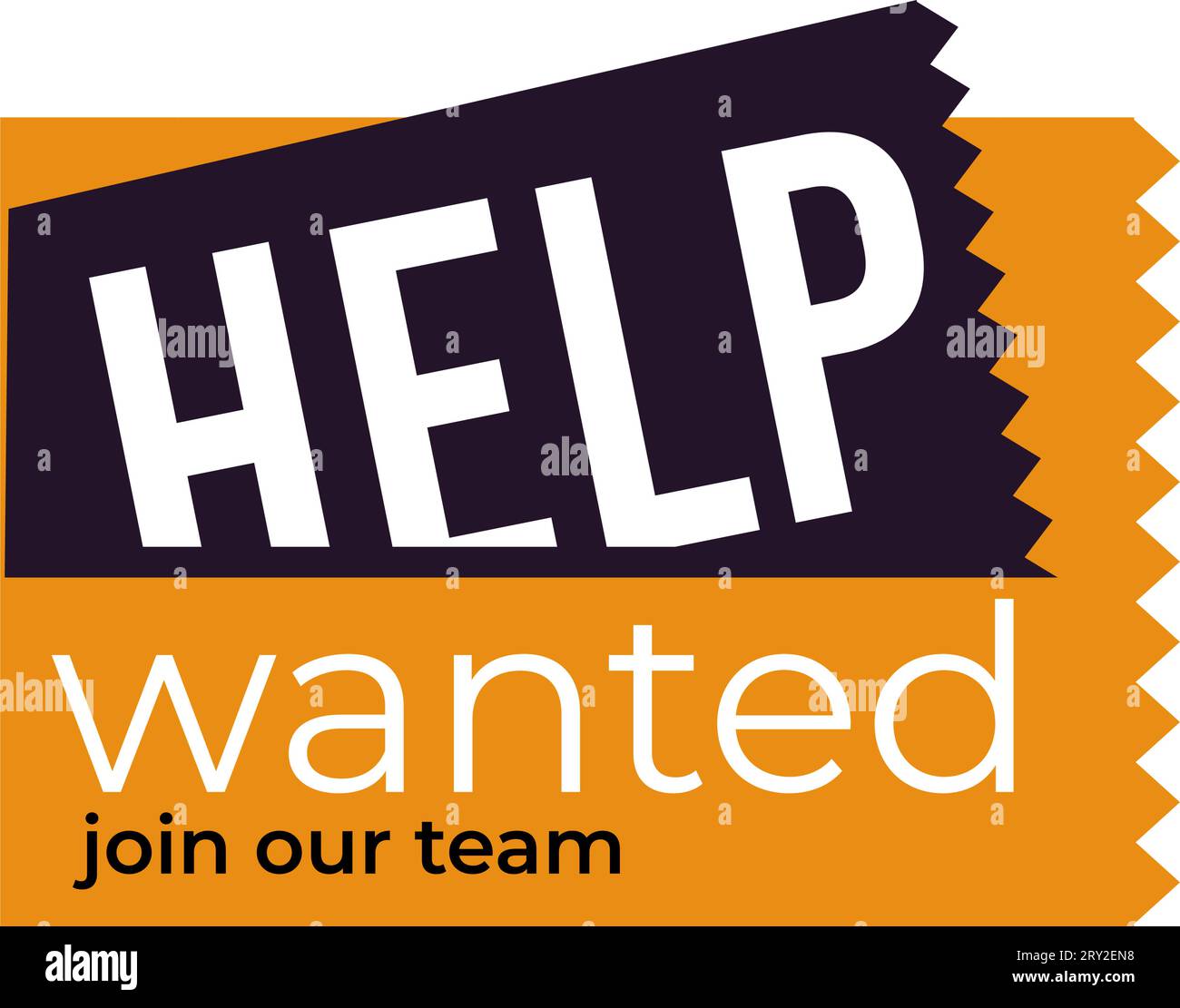 Help wanted, join our team, recruitment banner Stock Vector Image & Art ...