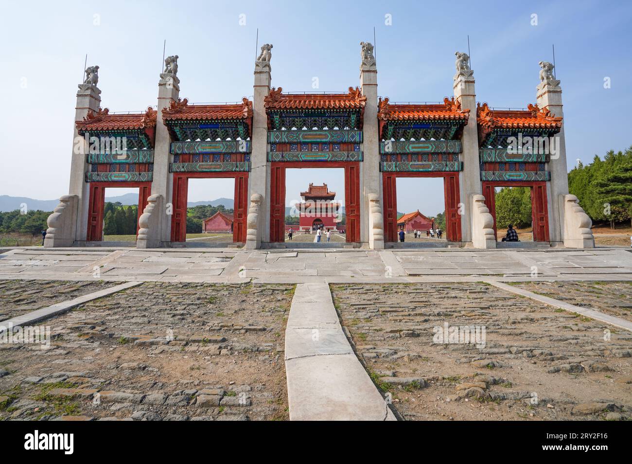 Zunhua City, China - May 1, 2023: The Scenery of Ancient Architecture ...