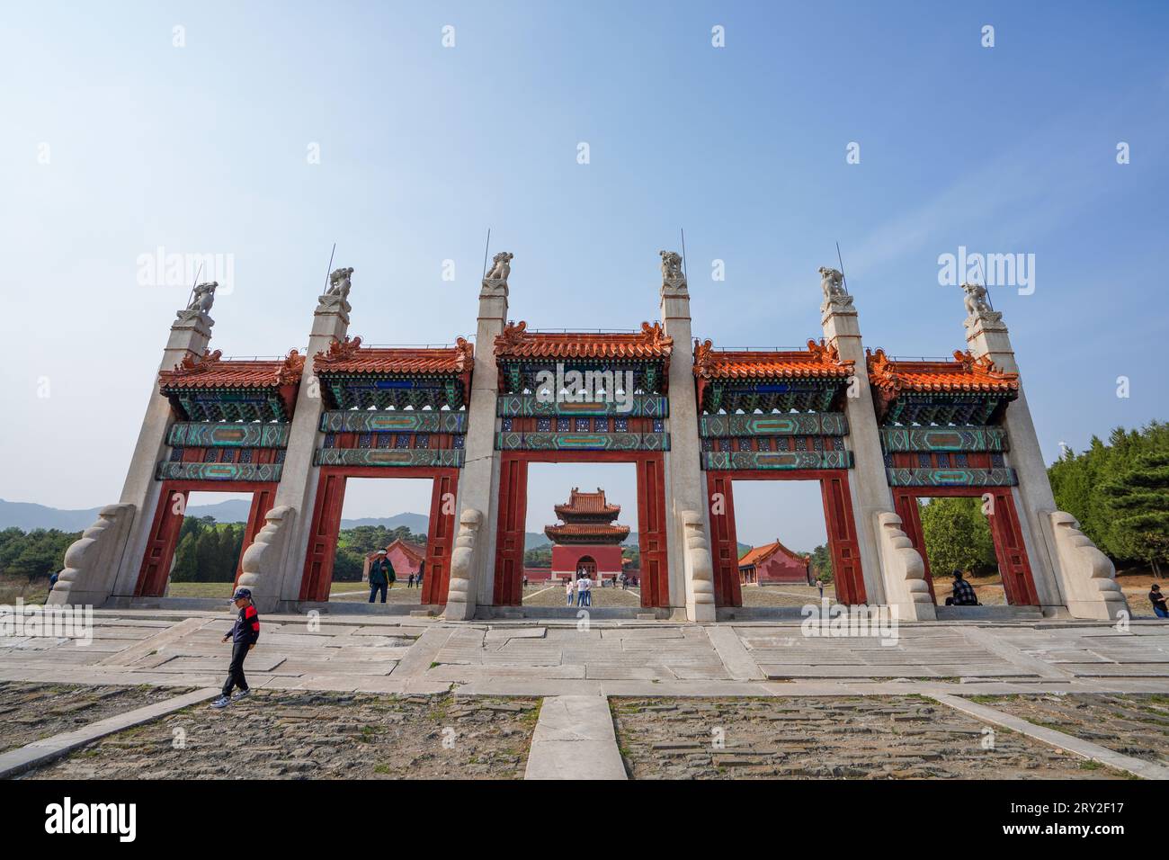 Zunhua City, China - May 1, 2023: The Scenery of Ancient Architecture ...