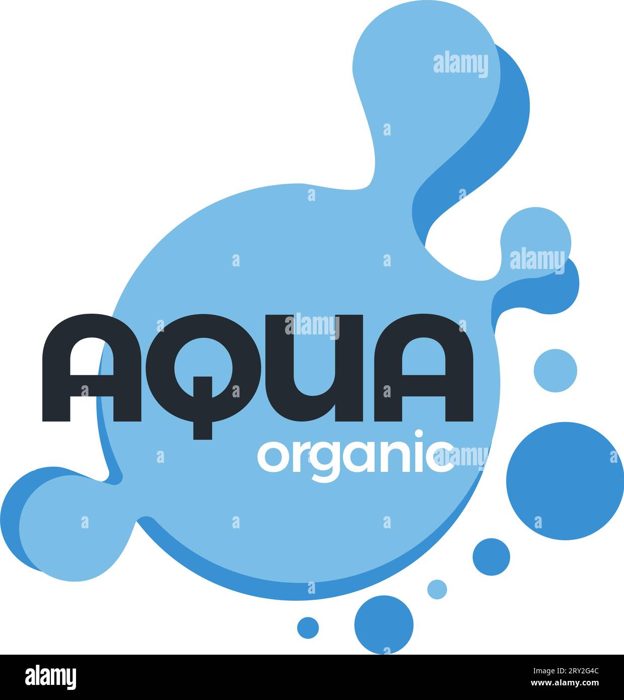 Natural and organic water, aqua liquid vector Stock Vector Image & Art ...