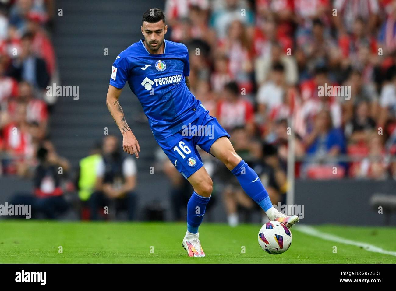 Bilbao, Spain. 27th Sep, 2023. Diego Rico of Getafe CF during the La ...