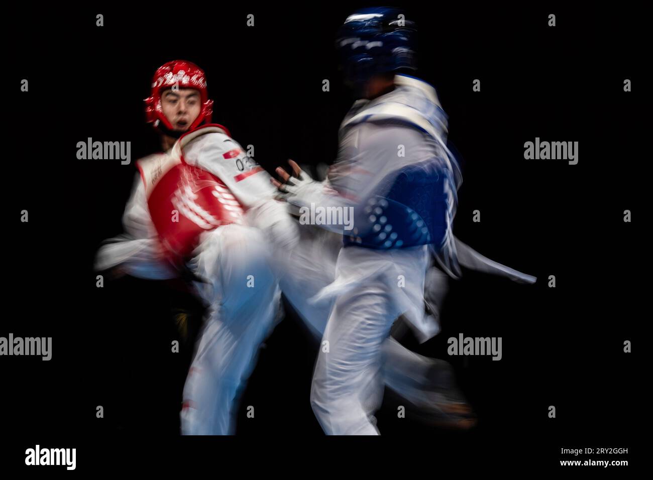 CORRECTS DAY AND DATE - China's Song Zhaoxiang competes during the ...