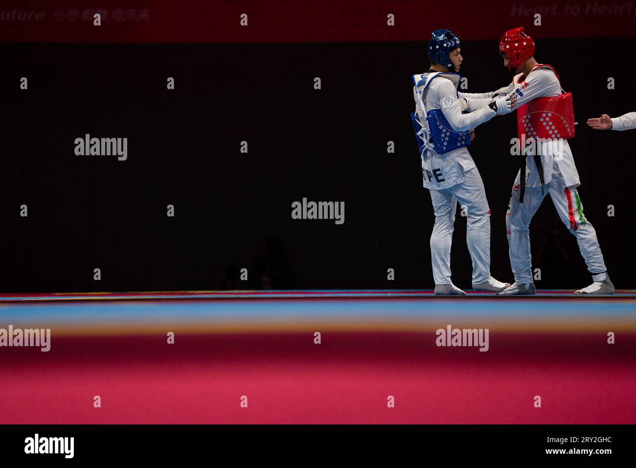 CORRECTS DAY AND DATE - Iran's Salimi Arian and Taiwan's Lee Meng En ...