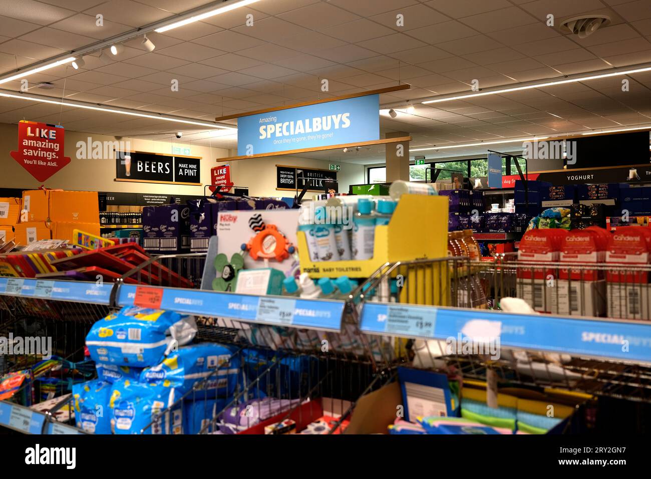 aldi supermarket branch,ramsgate town,east kent,uk september 28 2023 ...