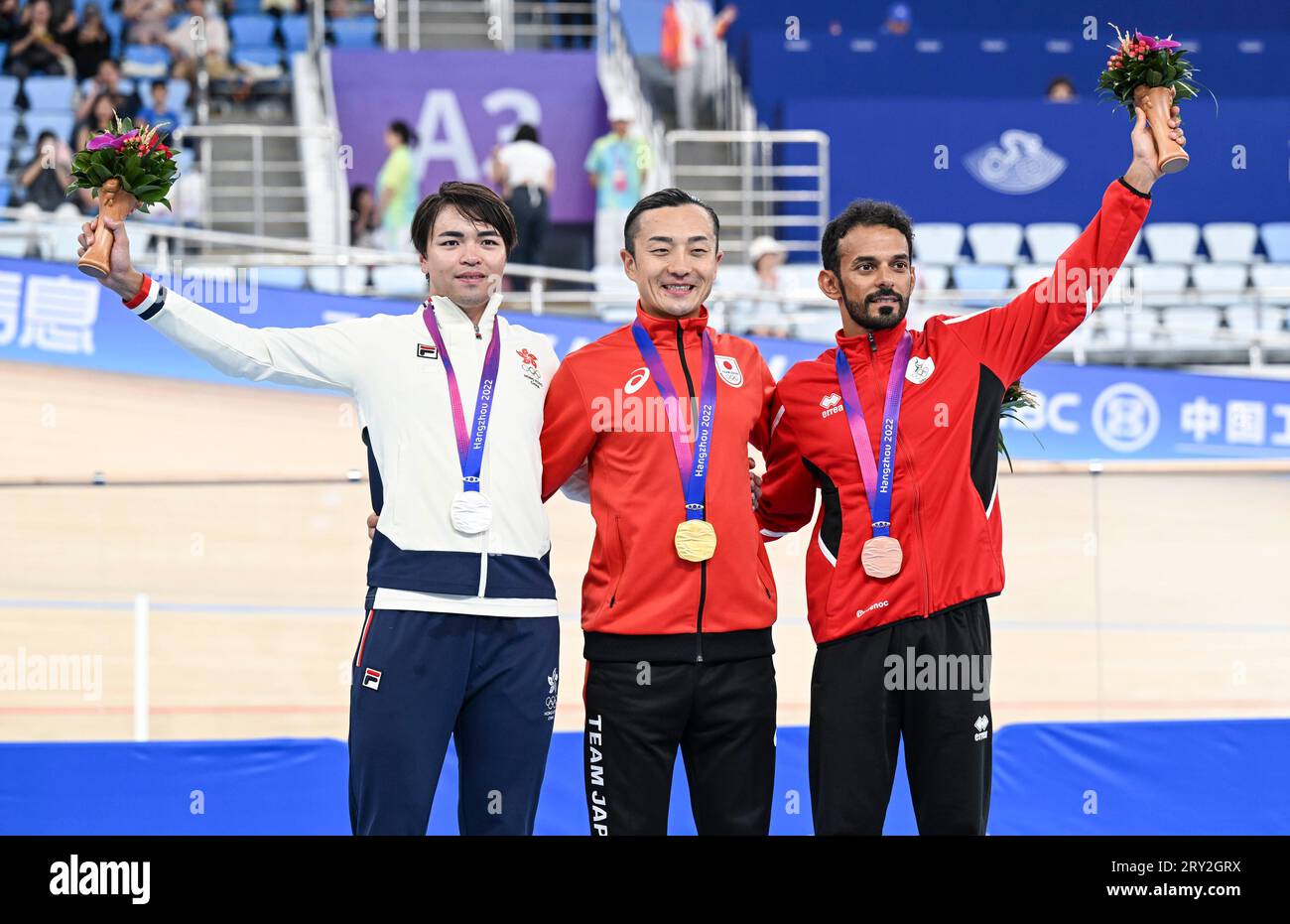 Hangzhou, China's Zhejiang Province. 28th Sep, 2023. Gold medalist ...