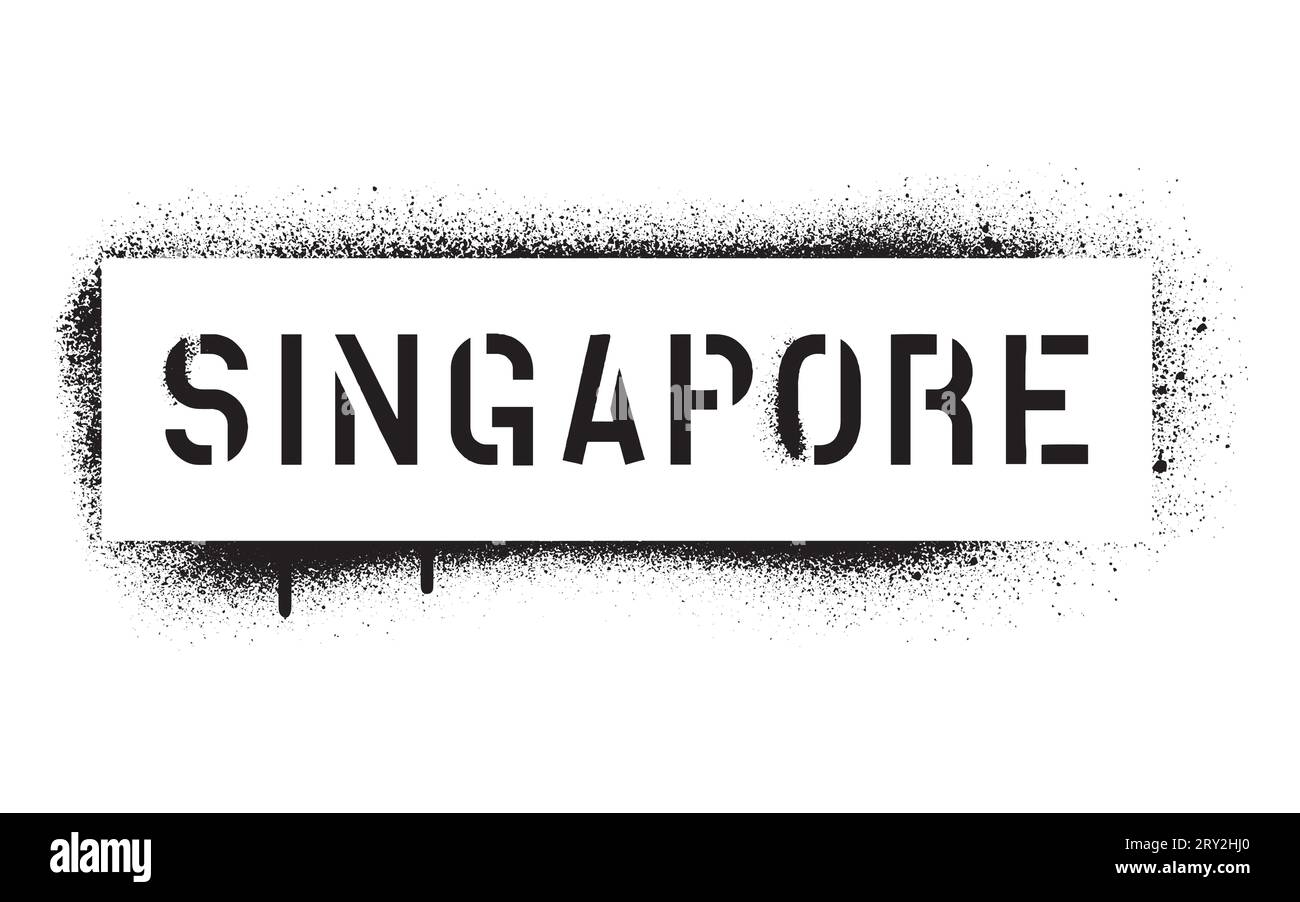 White stencil letter on Stock Vector Images - Alamy