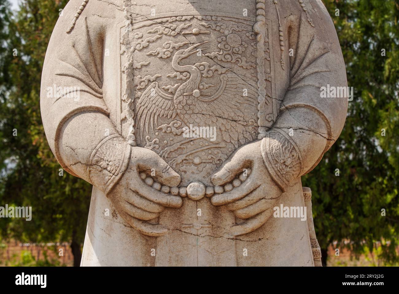 Figure Stone Sculpture in the Eastern Tombs of the Qing Dynasty, North ...