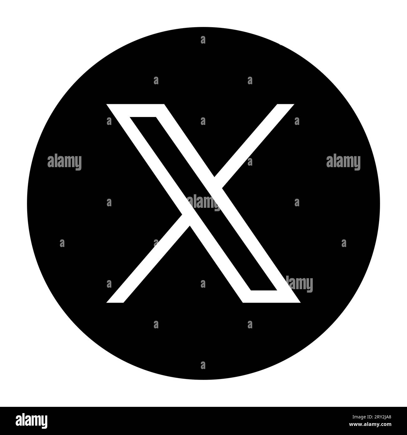 X logo for twitter Stock Vector Images - Alamy