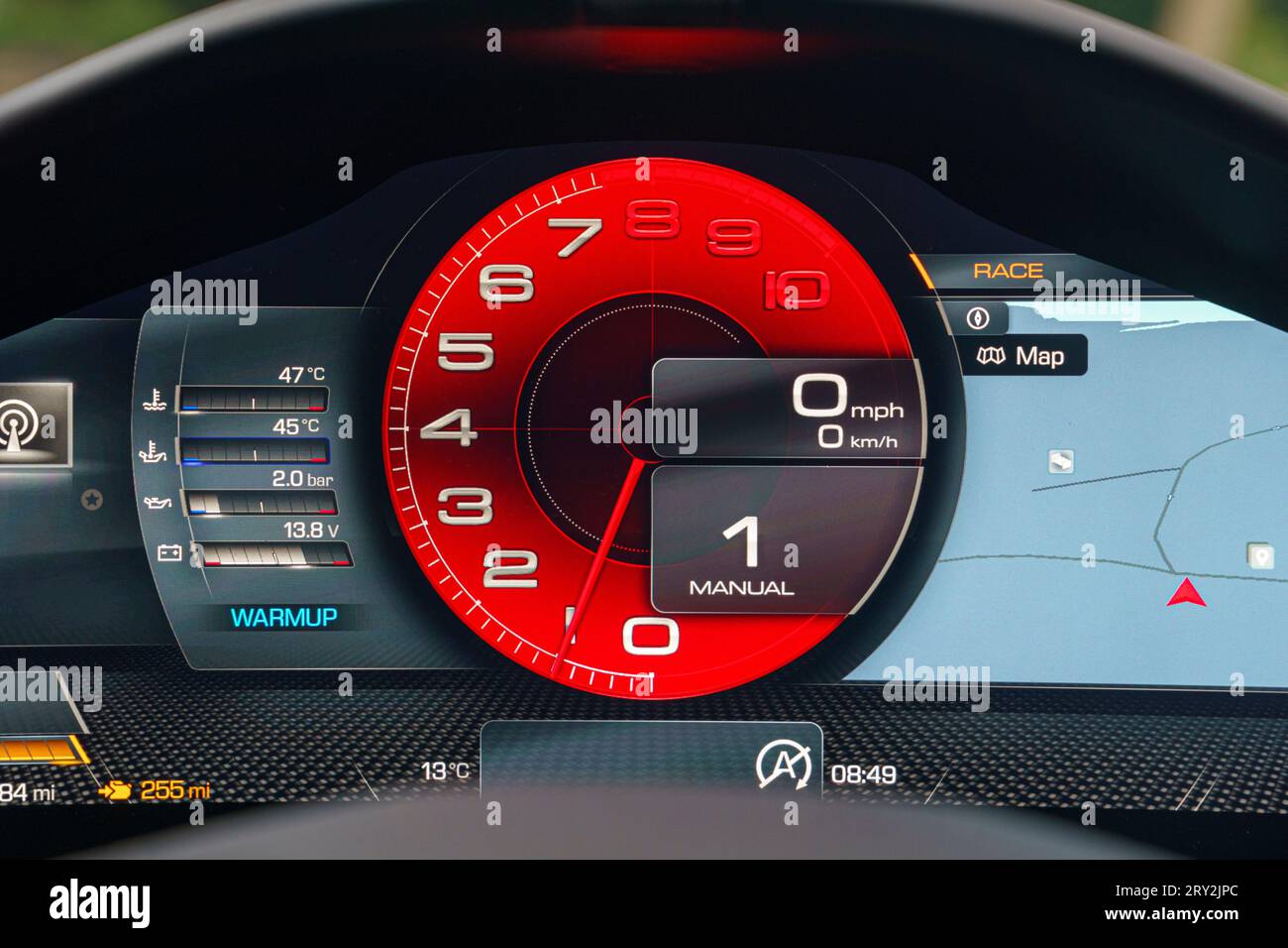 Digital car instruments hi-res stock photography and images - Alamy