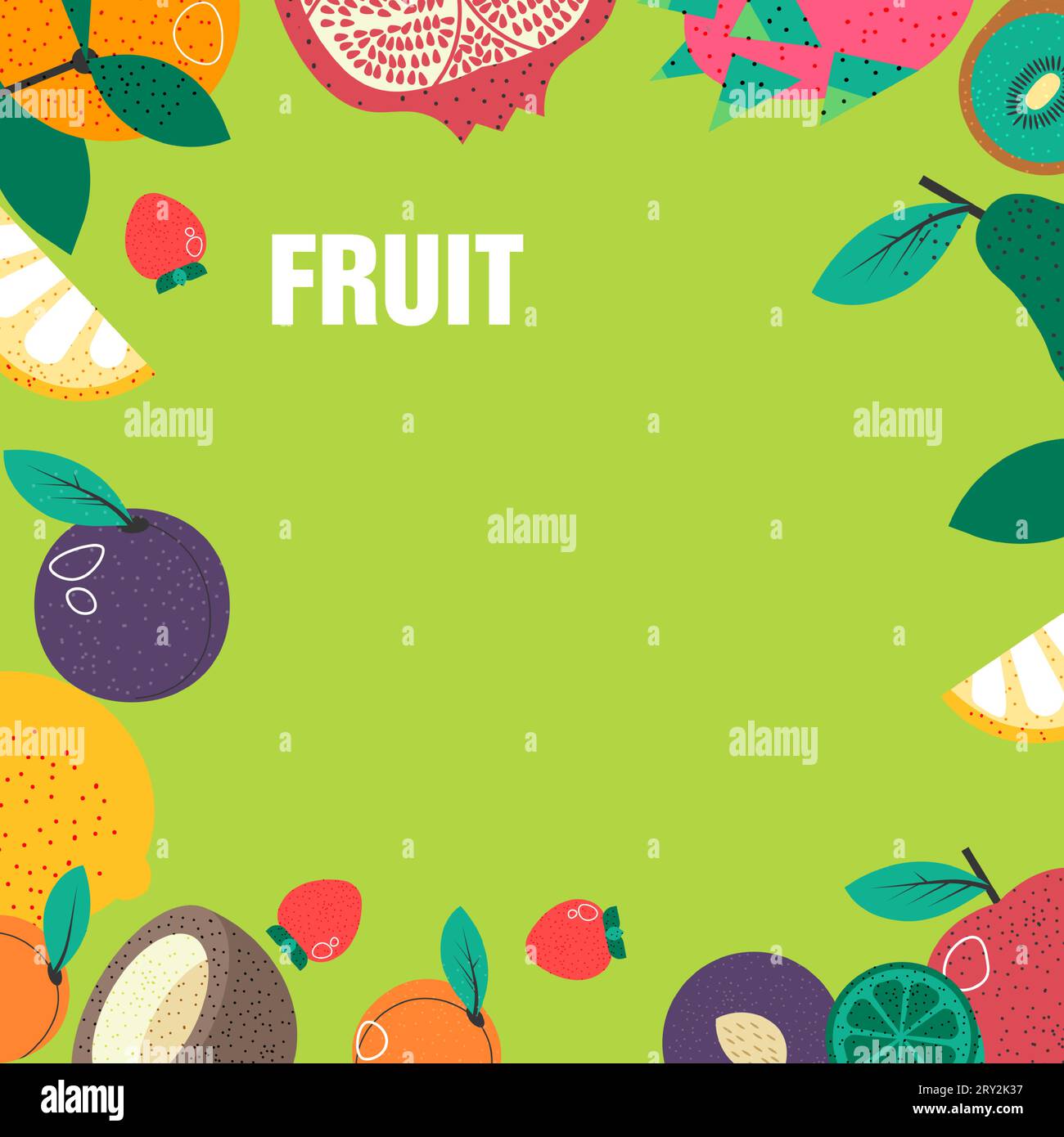 Display fruit vegetable fresh Stock Vector Images - Alamy