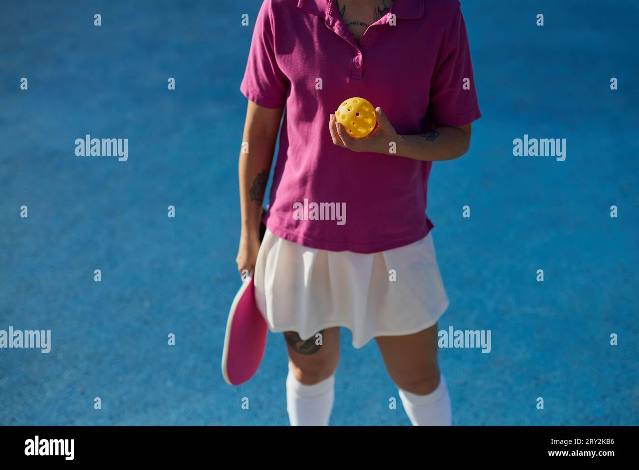 Female pickleball player hi-res stock photography and images - Alamy