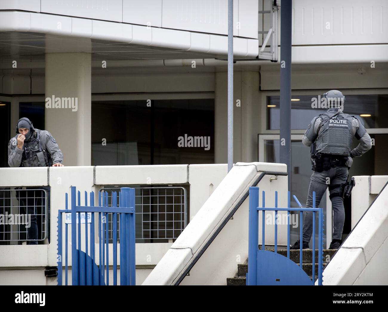 ROTTERDAM - Police officers from the special interventions department ...