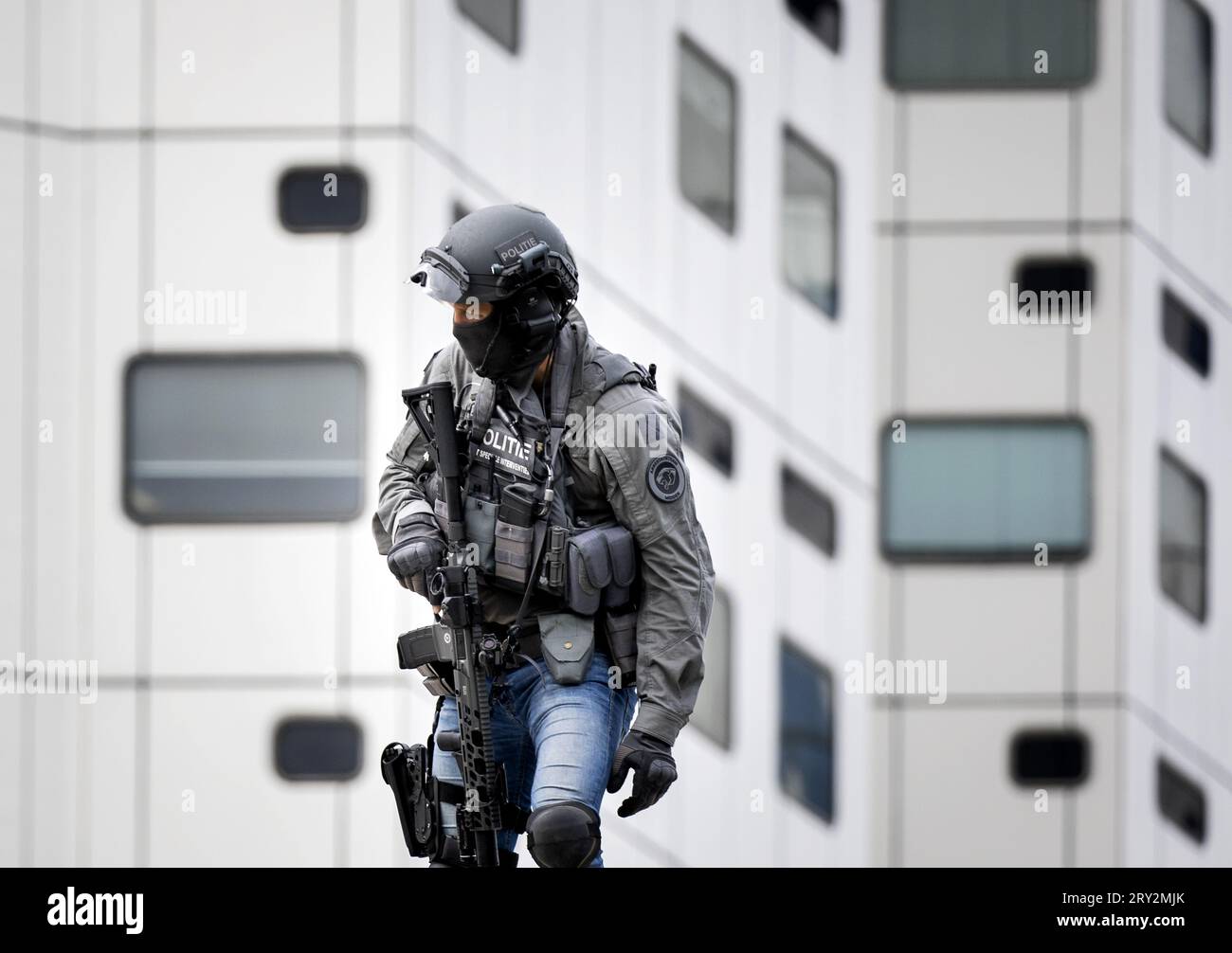 ROTTERDAM - Police officers from the special interventions department ...