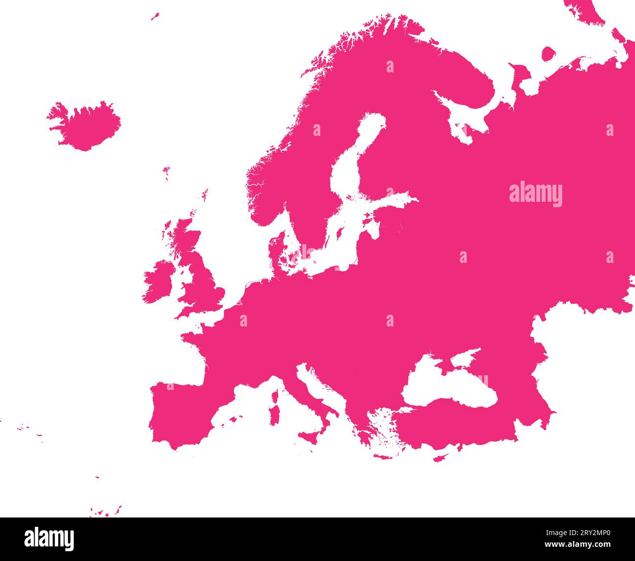 ROSE CMYK color map of EUROPE Stock Vector Image & Art - Alamy