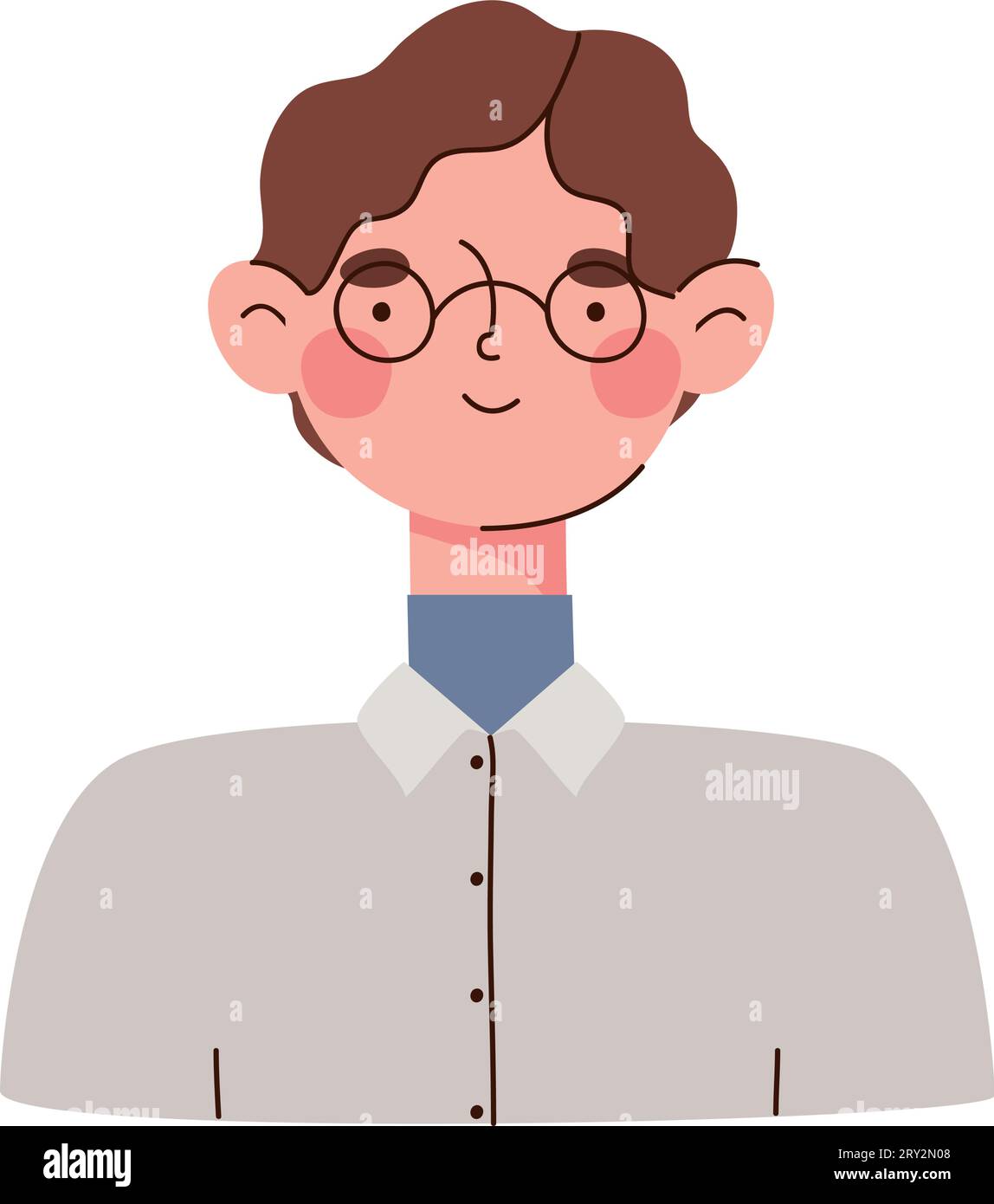 cute man illustration Stock Vector Image & Art - Alamy